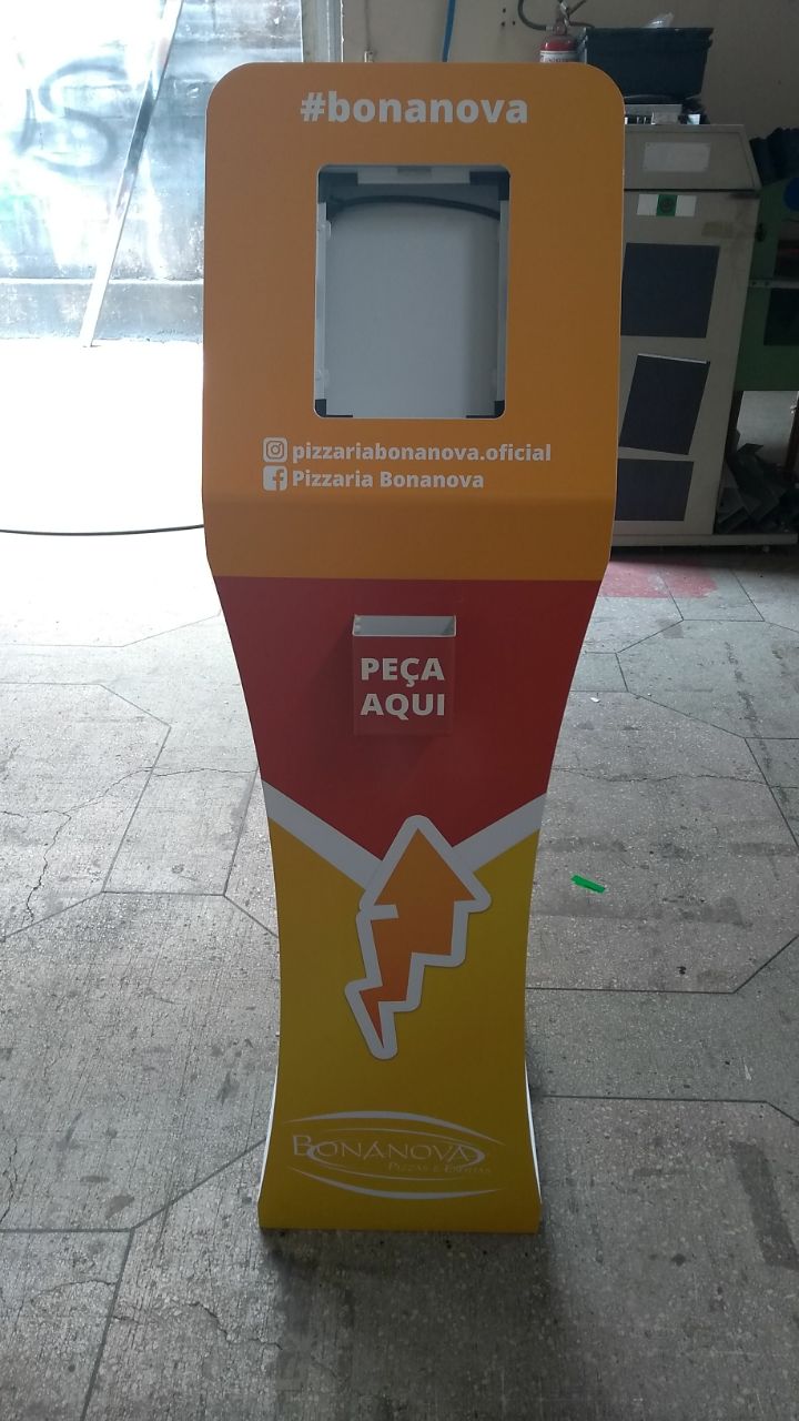 Tótem para Pedidos de Pizzas - Fóton Multimídia - Desde 1997